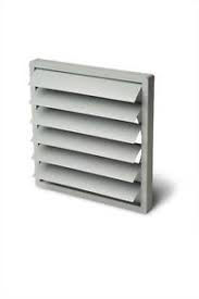 Irish Vent. PVC Back-draught Shutter / Non Return