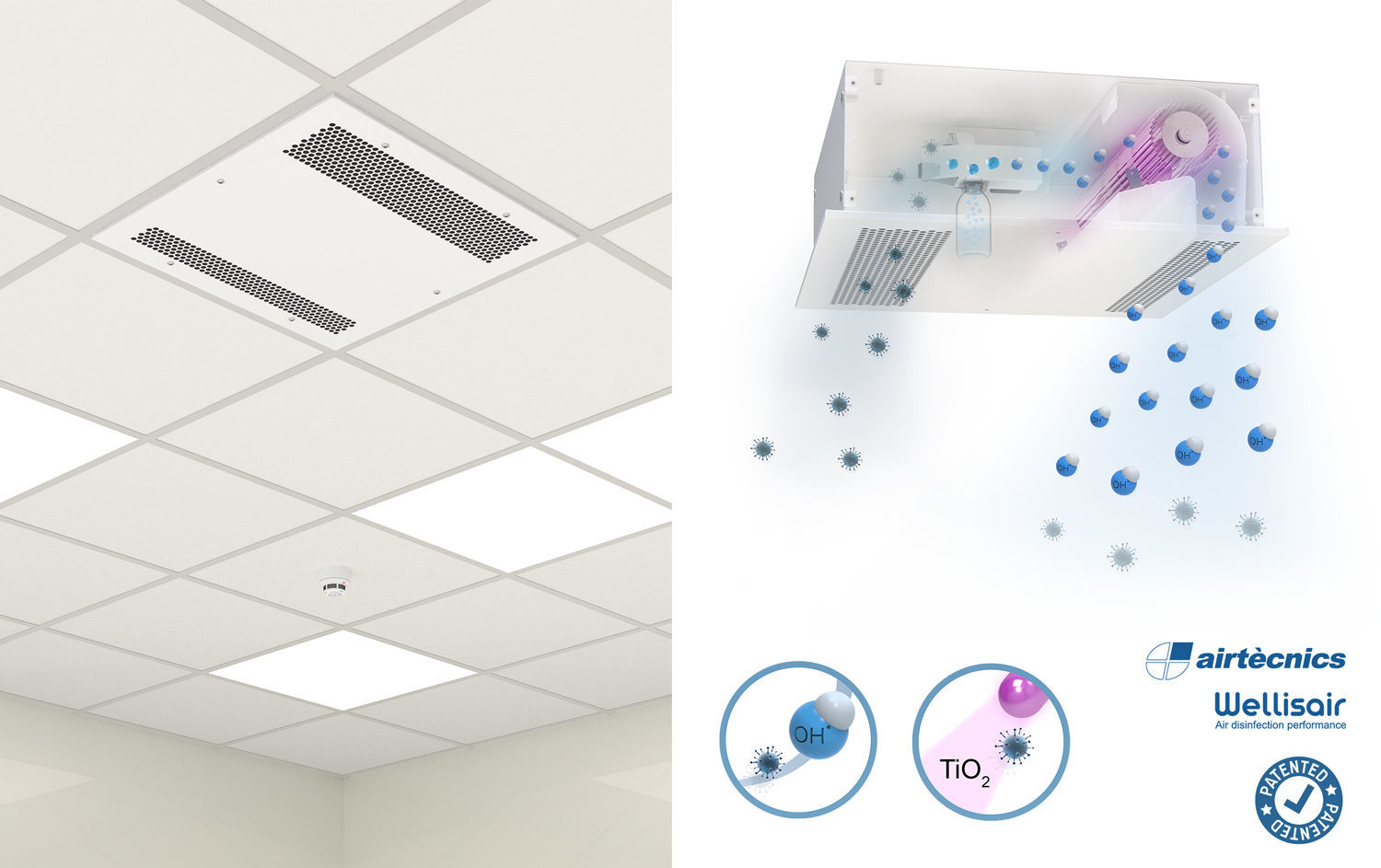 Irish Vent. K7 Air & Surfaces Purifier Disinfection Unit